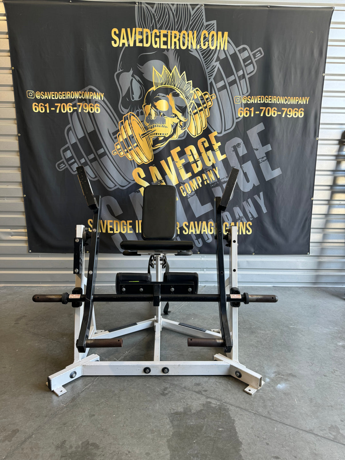 Hammer Strength Plate Loaded Leg Extension – Savedge Iron Company