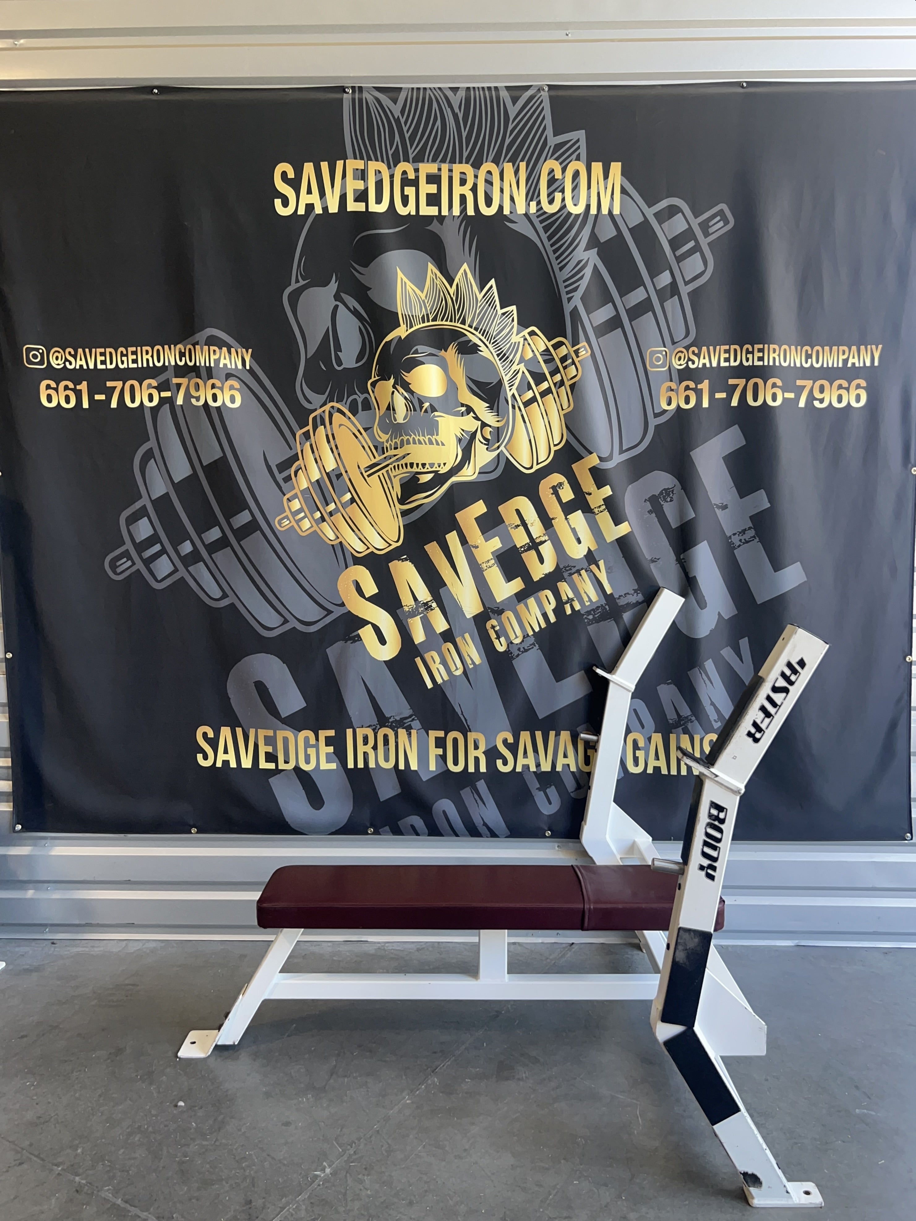 Body Masters Olympic Flat Bench – Savedge Iron Company