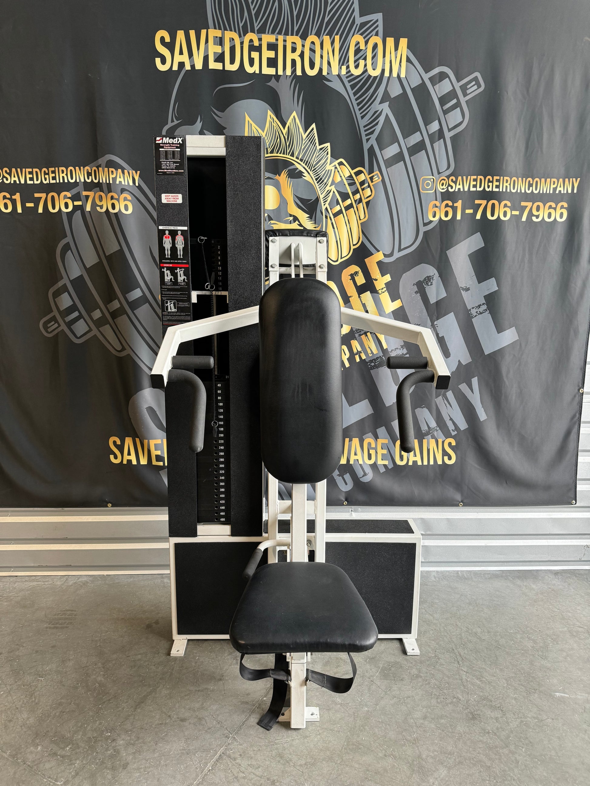 MedX Overhead Shoulder Press – Savedge Iron Company