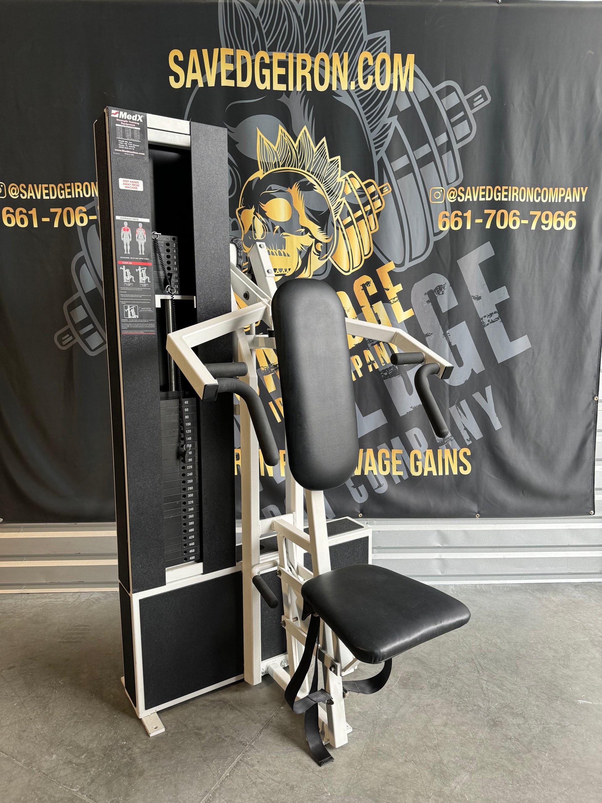MedX Overhead Shoulder Press – Savedge Iron Company
