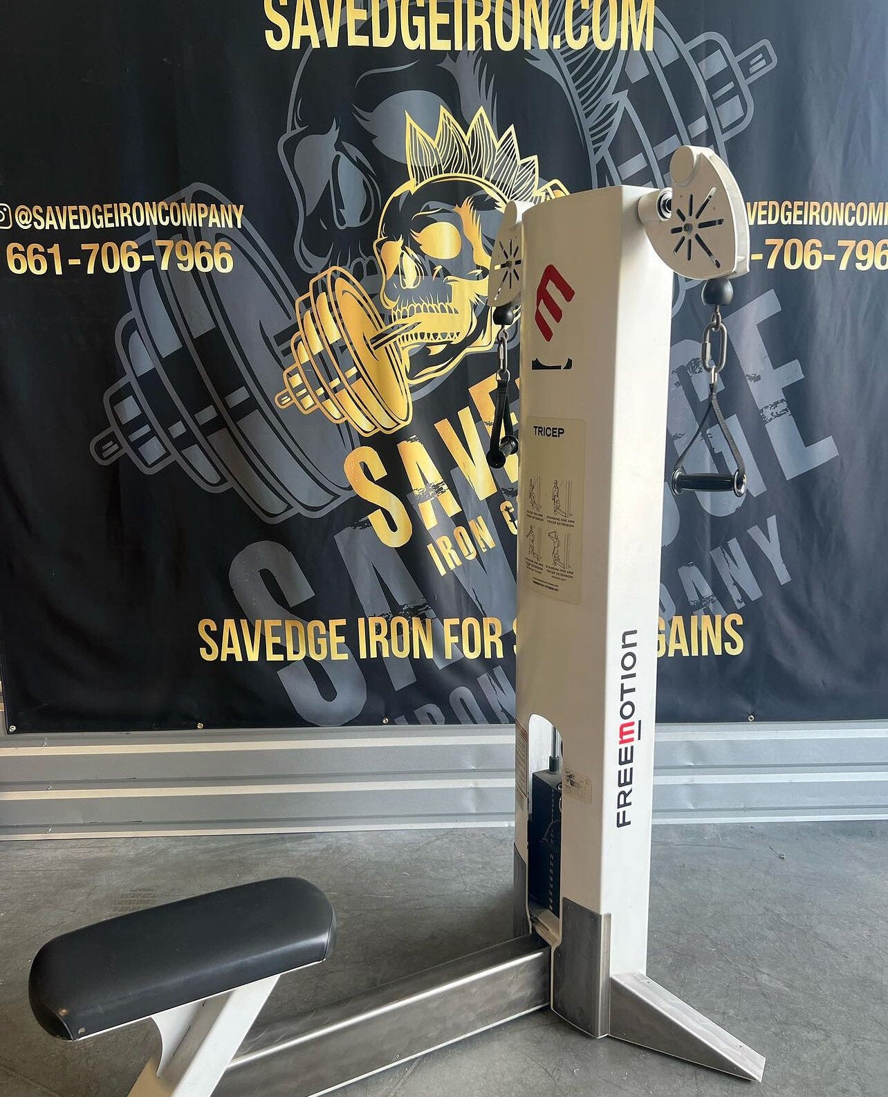 Free Motion Epic Tricep – Savedge Iron Company