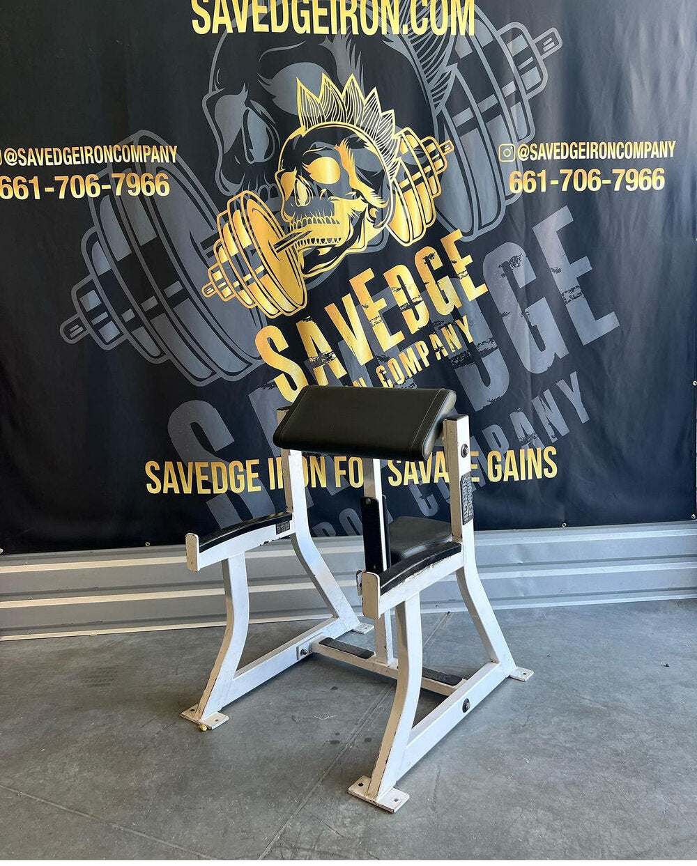 Hammer Strength Seated Preacher Curl – Savedge Iron Company