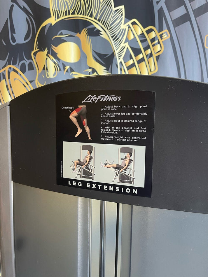 Life Fitness Signature Leg Extension – Savedge Iron Company