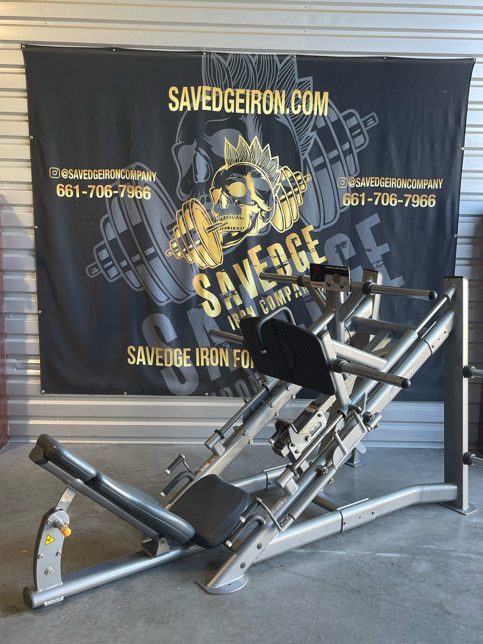 Life Fitness Signature Linear Leg Press – Savedge Iron Company
