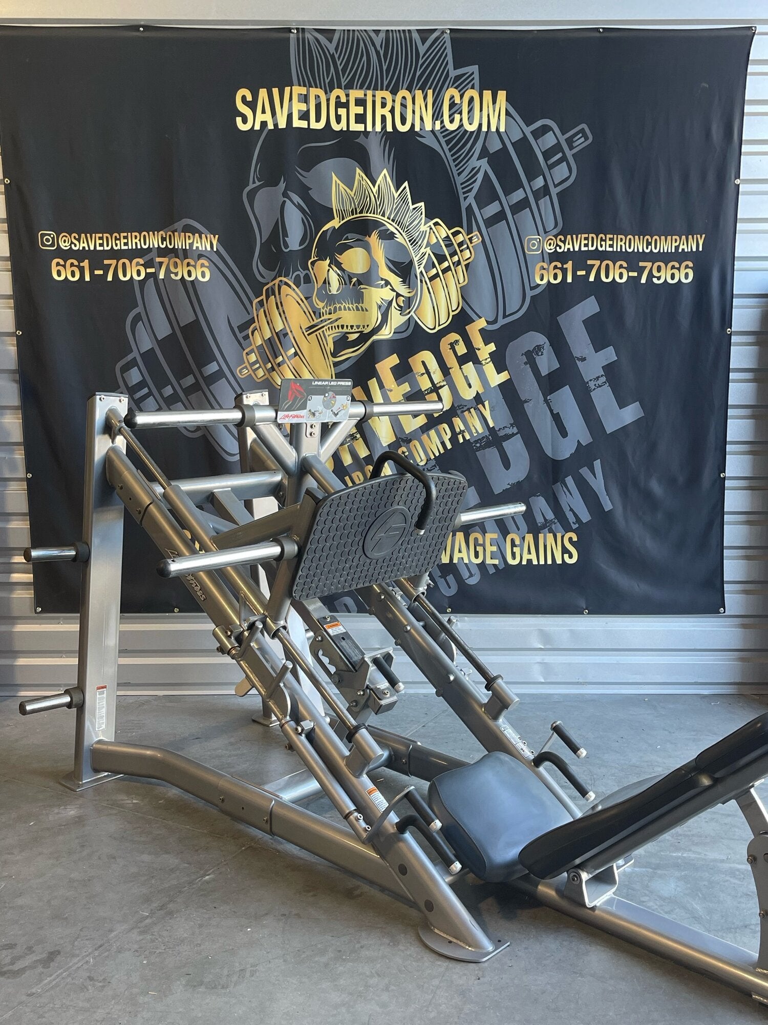 Life Fitness Signature Linear Leg Press – Savedge Iron Company