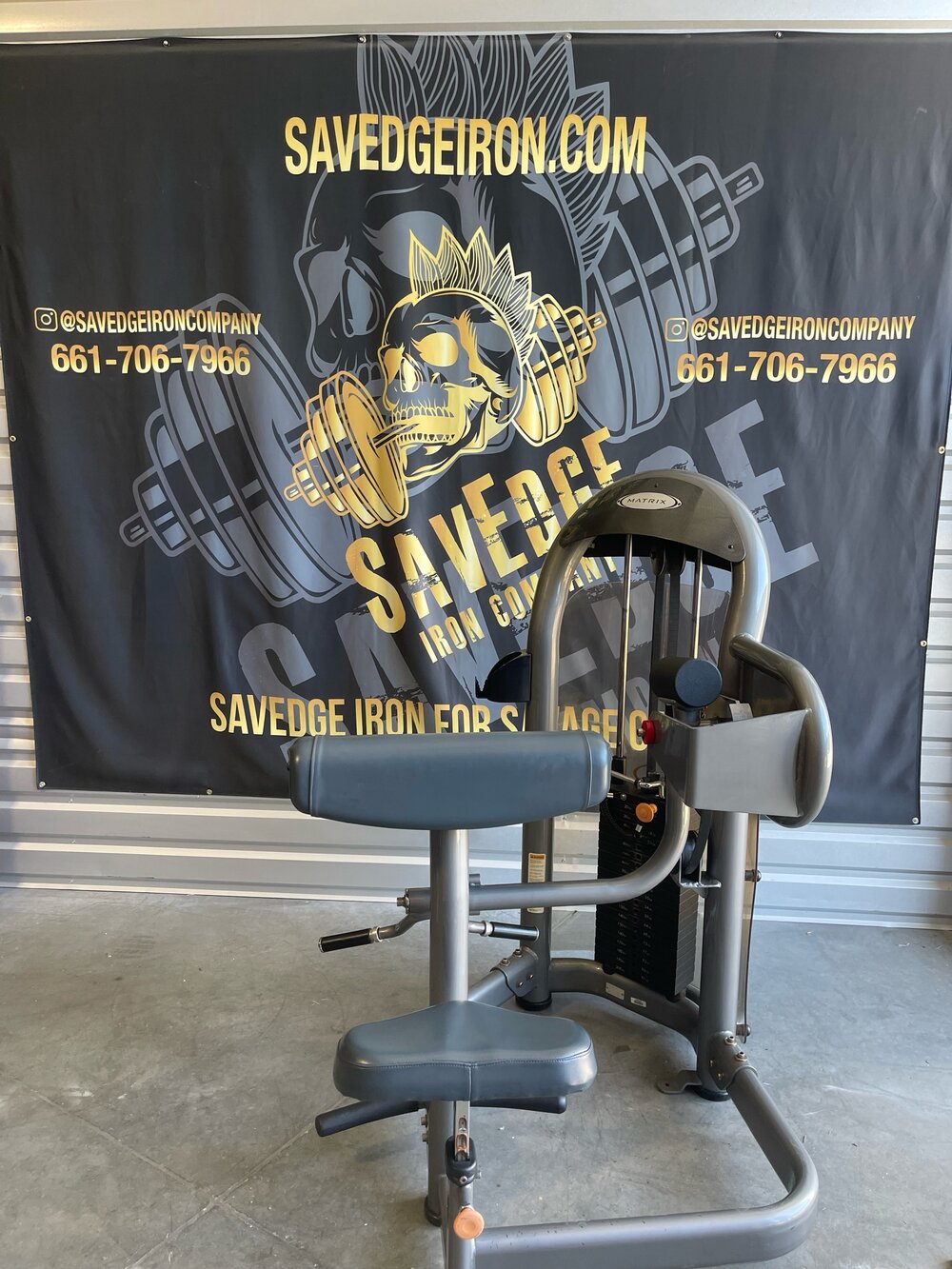 Matrix Aura Arm Curl – Savedge Iron Company